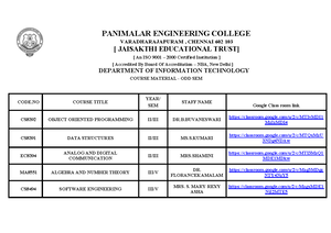 Ut2 - DFFFFFFFFFFFFFF - Velammal College of Engineering & Technology ...