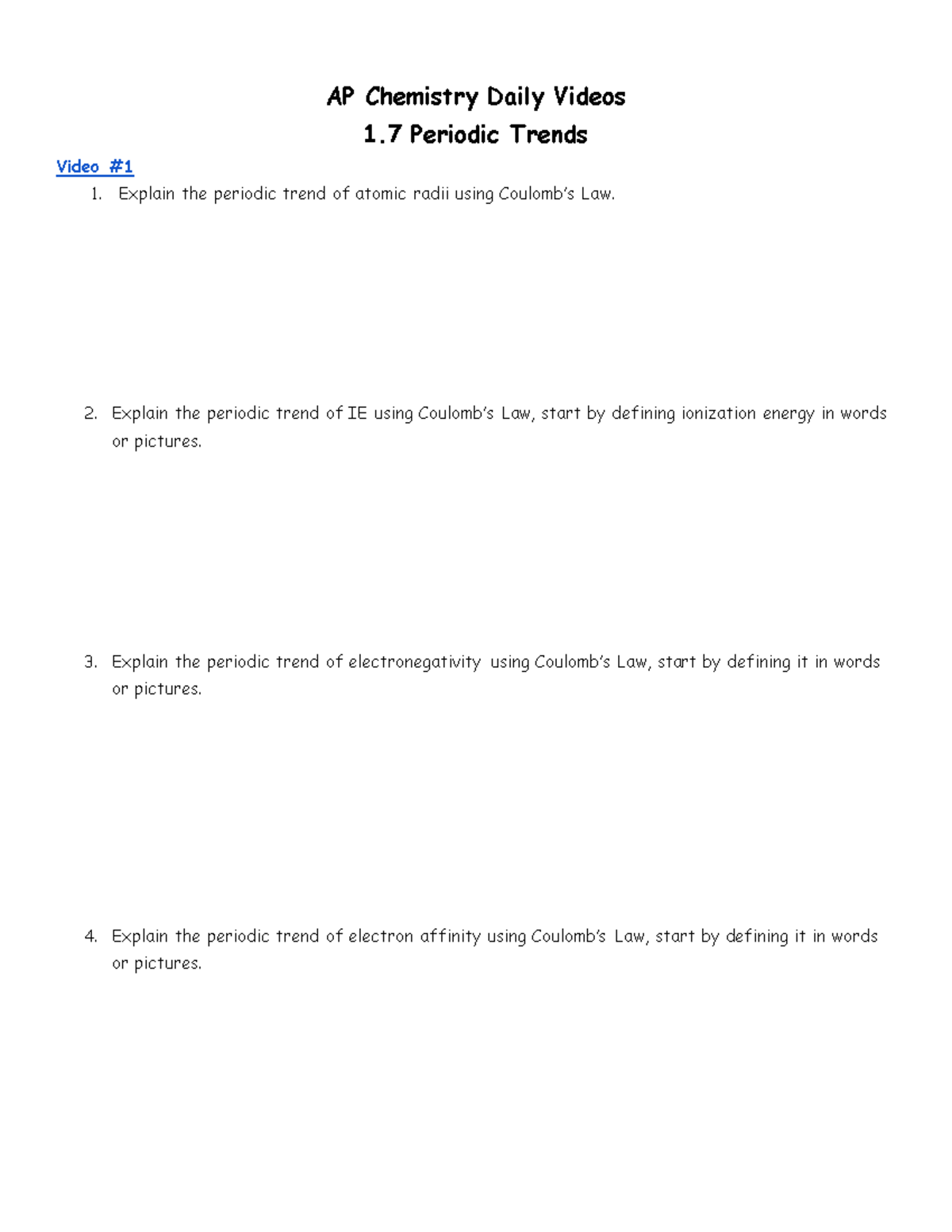 3 - AP Daily Video - 1.7 Periodic Trends - AP Chemistry Daily Videos 1 ...