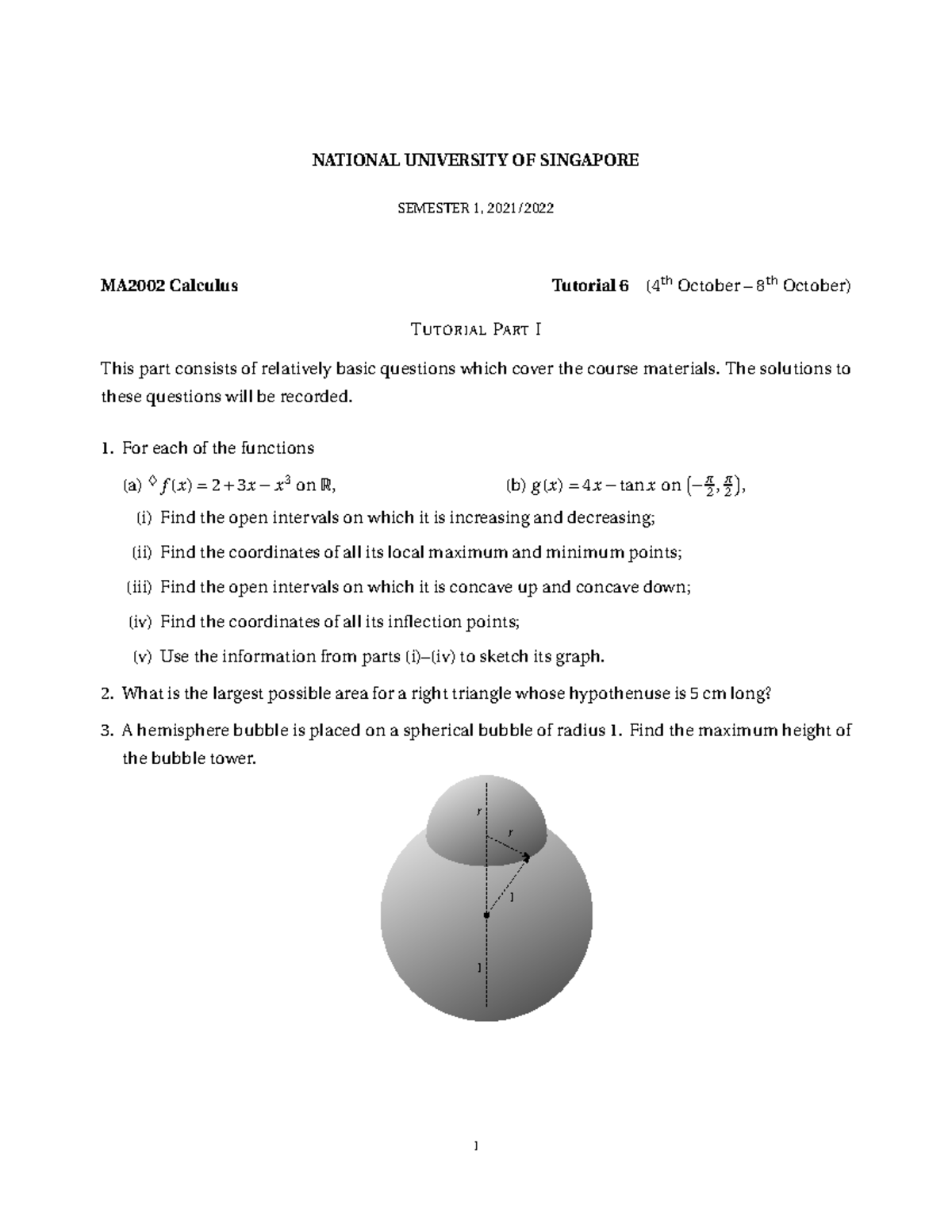 Tutorial questions for Calculus MA2002/MA1102R-Tutorial 11 National ...