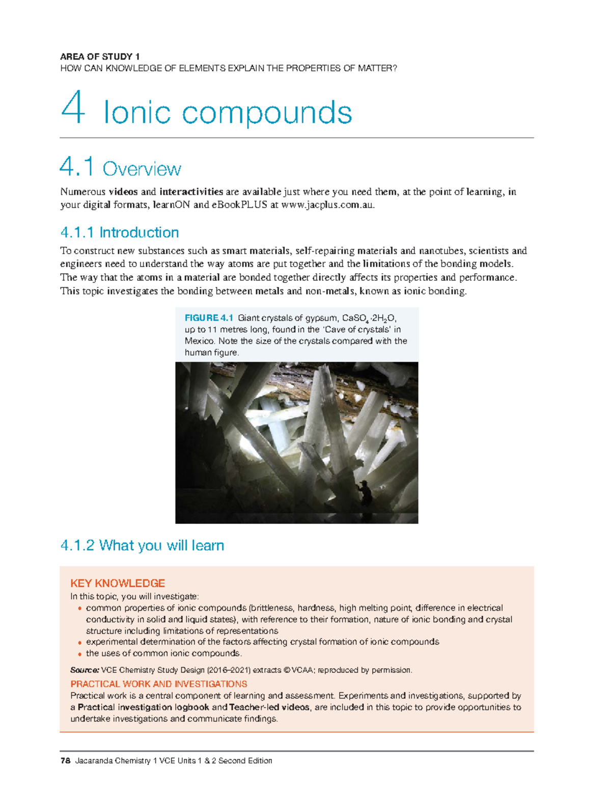 C04Ionic Compounds - AREA OF STUDY 1 HOW CAN KNOWLEDGE OF ELEMENTS ...