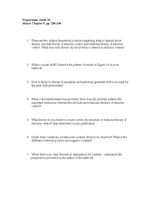 PG 2 - PG 2 notes - P390: Preparation Guide - 2 Mazur: Chapter 3, pp ...