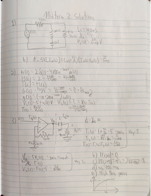 Circuit Theory 2 Lab 2 - Lab 2 Sinusoids and Phasers Performed Date: 01 ...