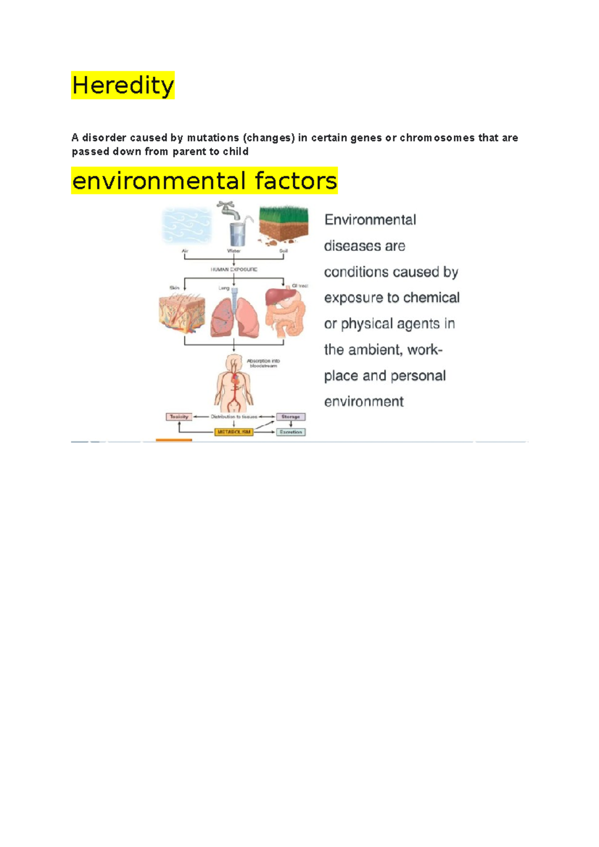 Topic 2 Pathphysiology - Heredity A disorder caused by mutations ...