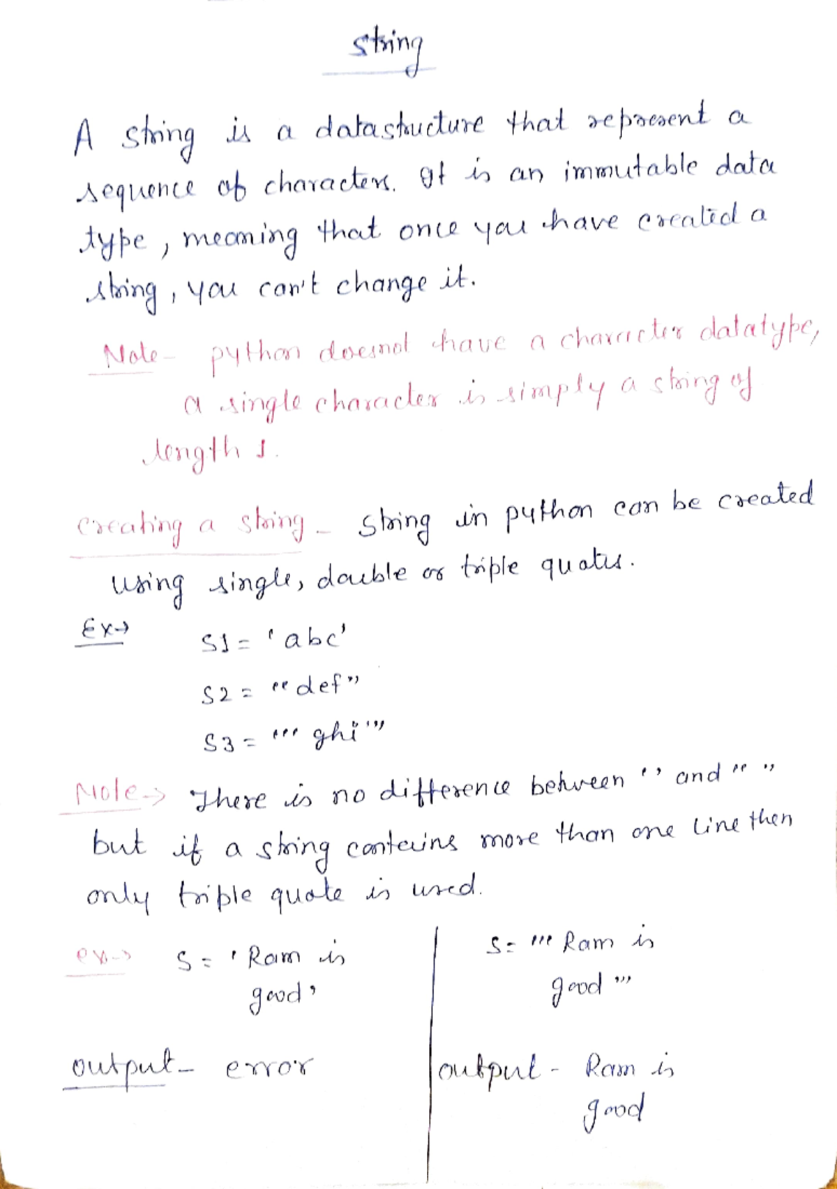 Python UNIT-III ( Notes & PPTs) - Asing i a data shuture that oepoeent ...