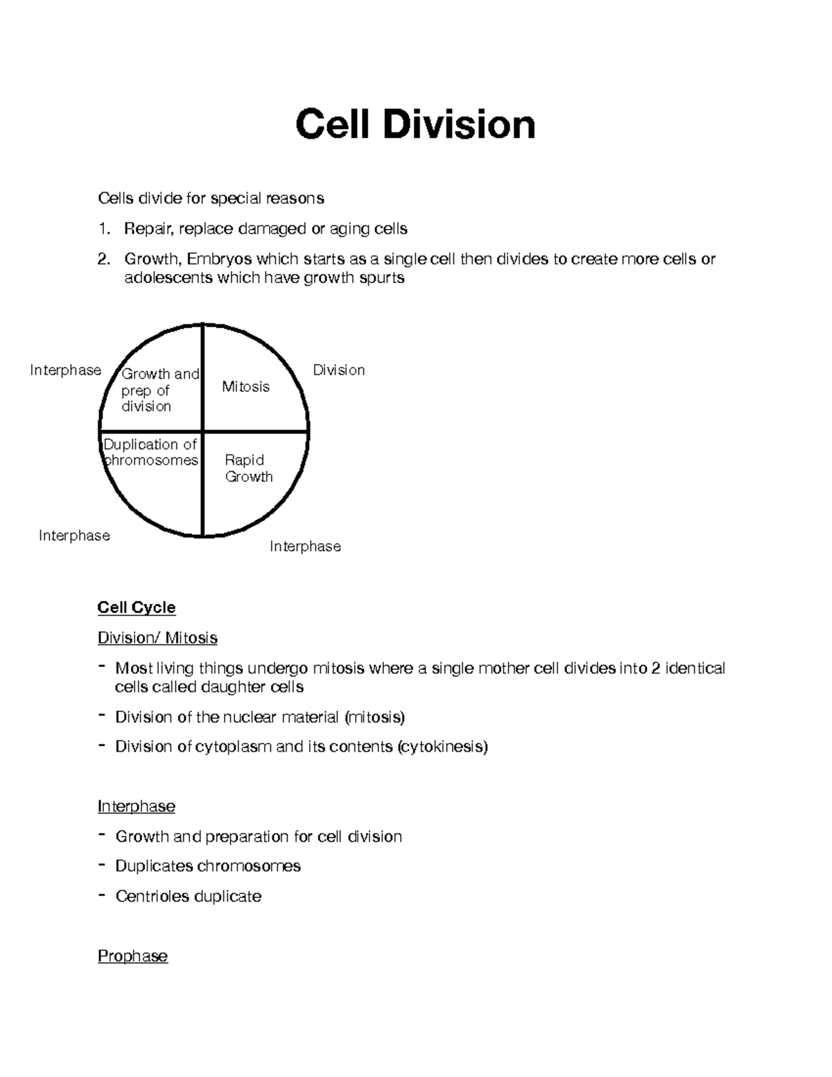 Cell division grade 10 - Cell Division Cells divide for special reasons ...