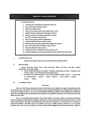 Module 2 Values Formation - VALUES FORMATION I. Learning Resources ...