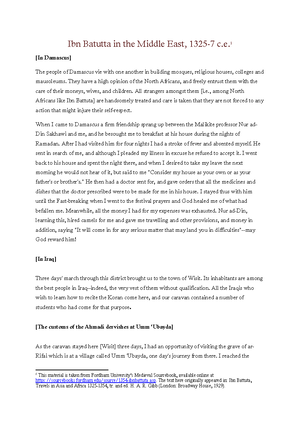 Accounts of The Arab Conquest of Egypt - 1 The following are two ...