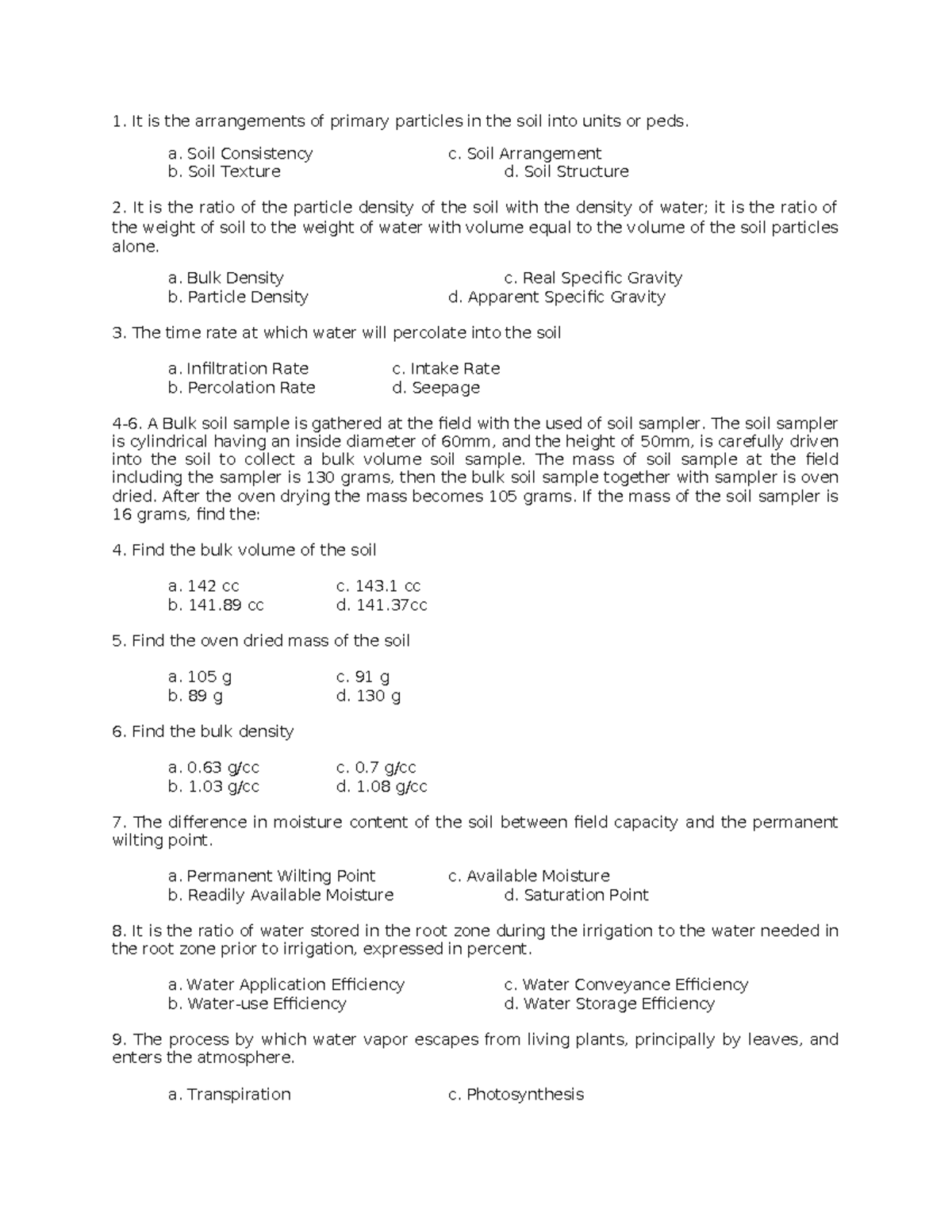 Part Two Quiz 1 - Notes - It is the arrangements of primary particles ...