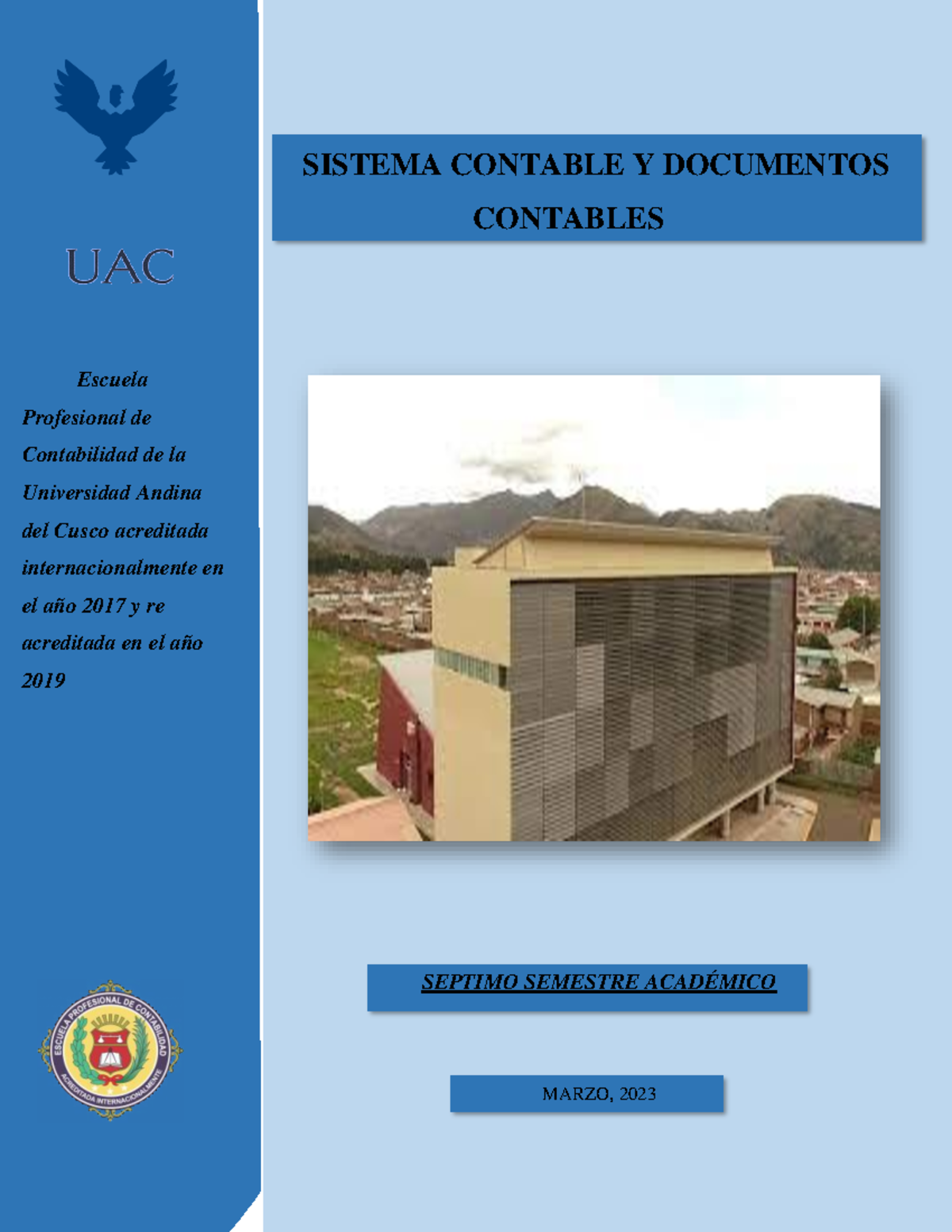 Sistema Contable... Contabilidad DE Empresas Inmobiliarias - Escuela ...