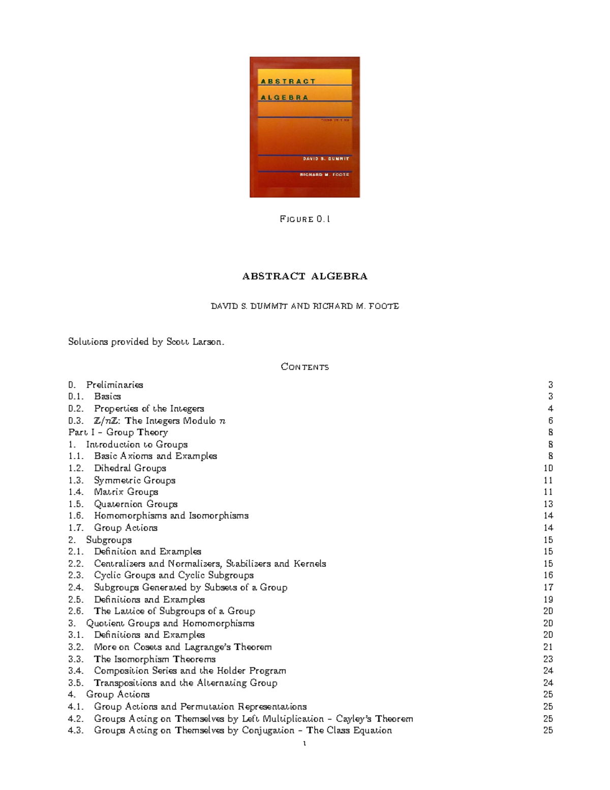 Kupdf - not my work. hope this helps. - ABSTRACT ALGEBRA DAVID S ...