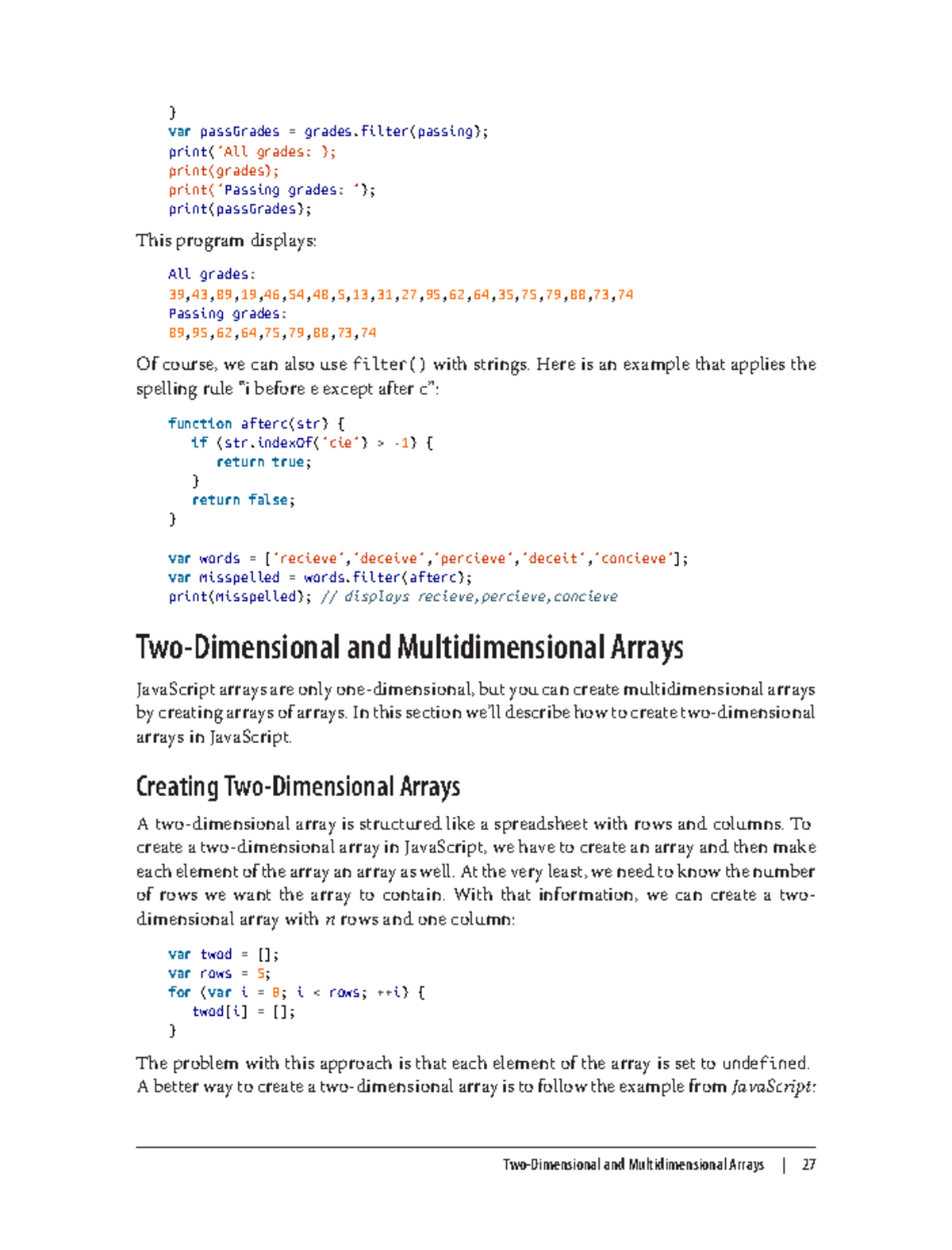 Data Structures And Algorithms With Java Script Var Passgrades 6172