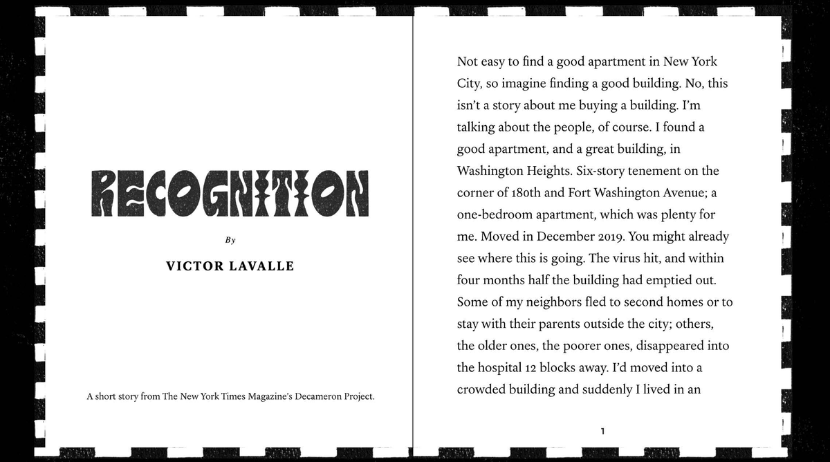 Recognition Victor La Valle - ENG 1100 - Studocu