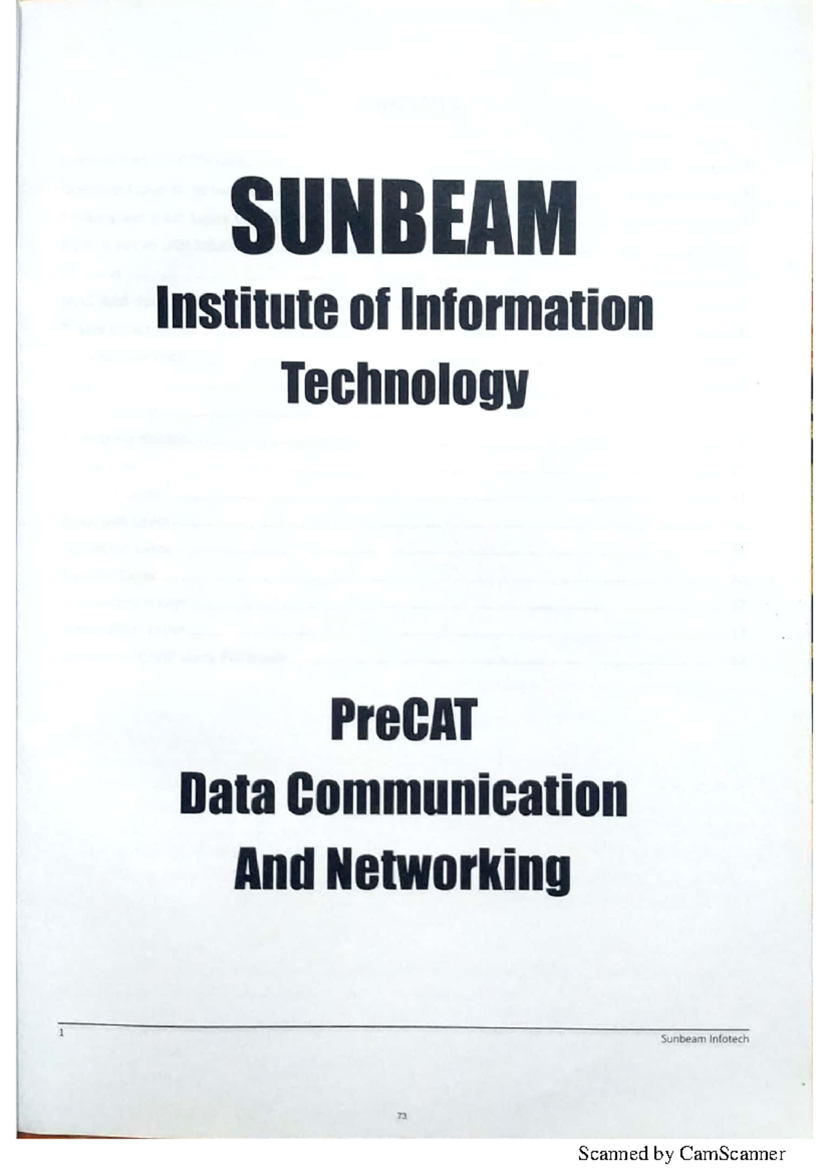 DCN(sunbeam book) - Good - MBA - Studocu