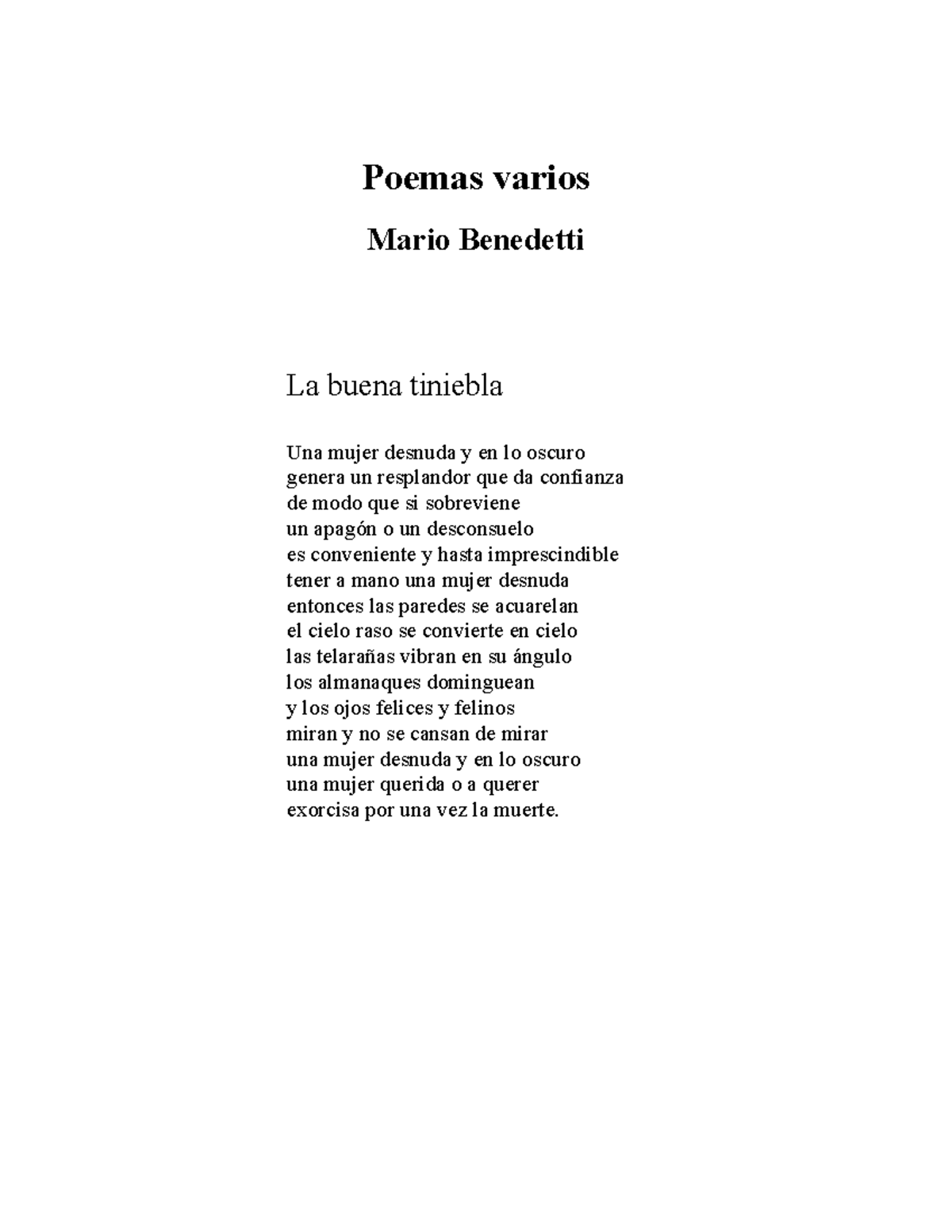 Poemas - POEMS OF DIFFERENT LATIN AMERICAN AUTHORS - LINA01 - U of T ...