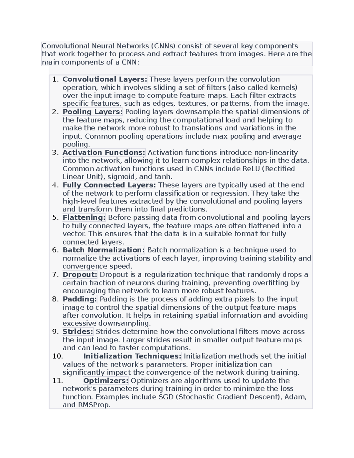 Convolutional Neural Networks Detail Convolutional Neural Networks Cnns Consist Of Several