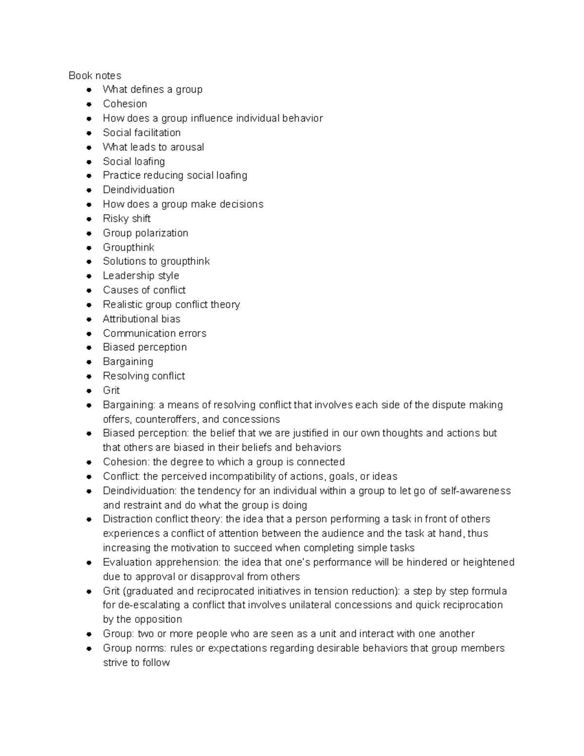 Chapter 7 Groups - Lecture notes 7 - Book notes What defines a group ...