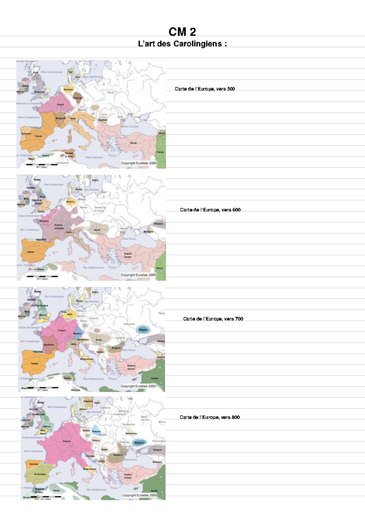 Art Médiéval CM2 - Note de cours du CM2 d’art médiéval - L’art des ...