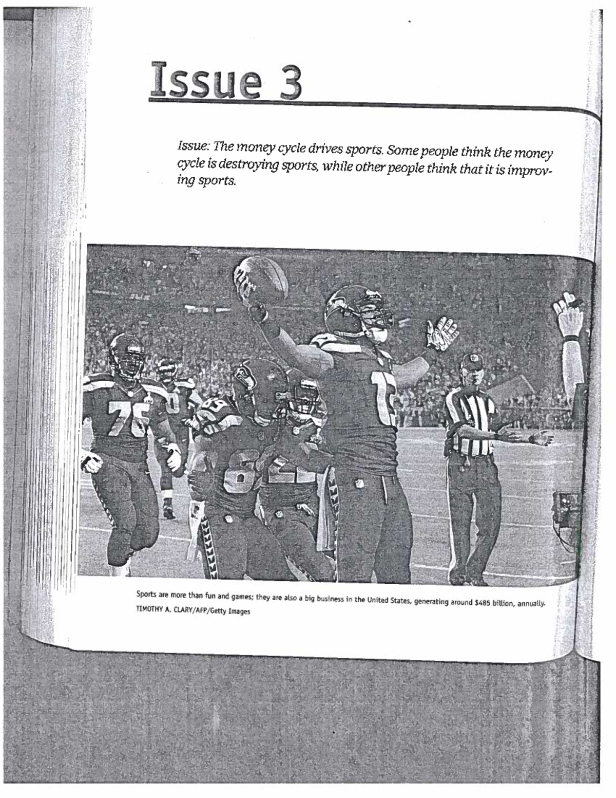 Sports - Lecture 12 - Issue 3 Issue: Themoney cycledrives sports. Some ...