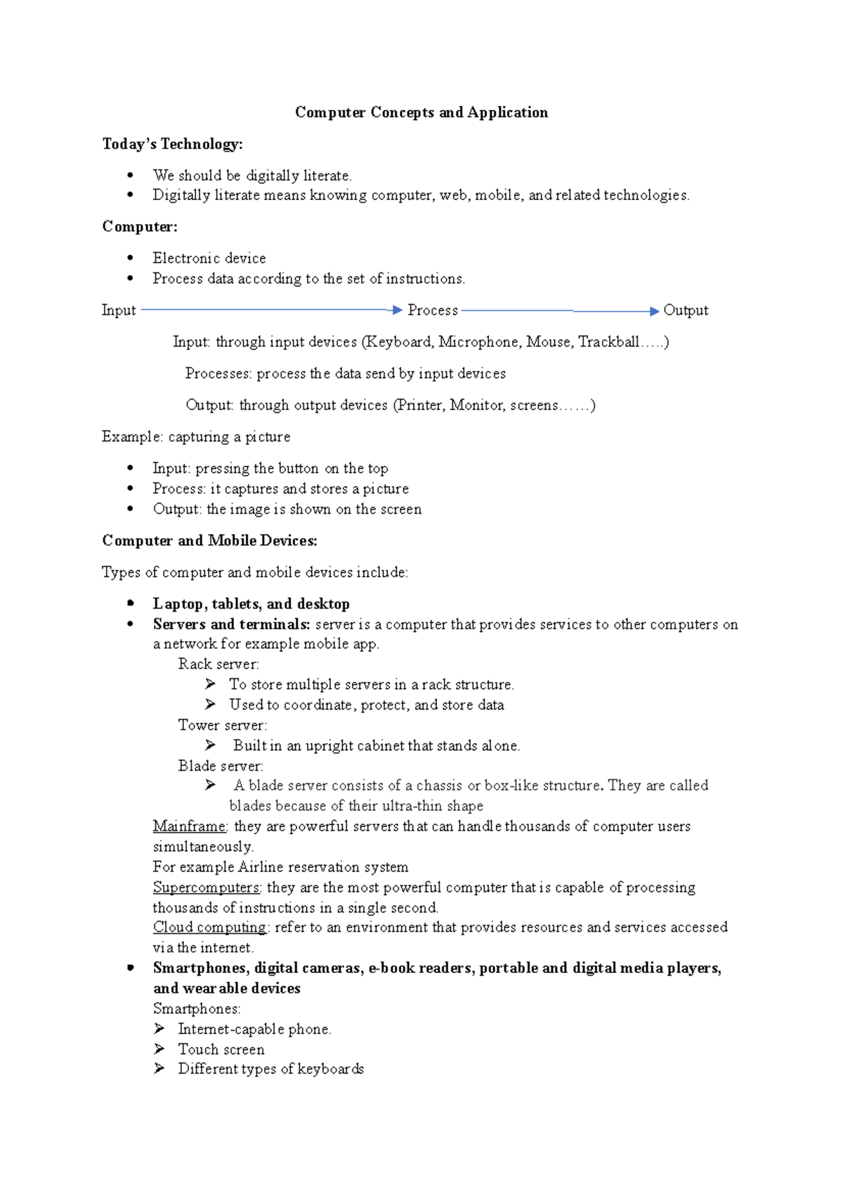 Computer Concepts and Application - Computer Concepts and Application ...