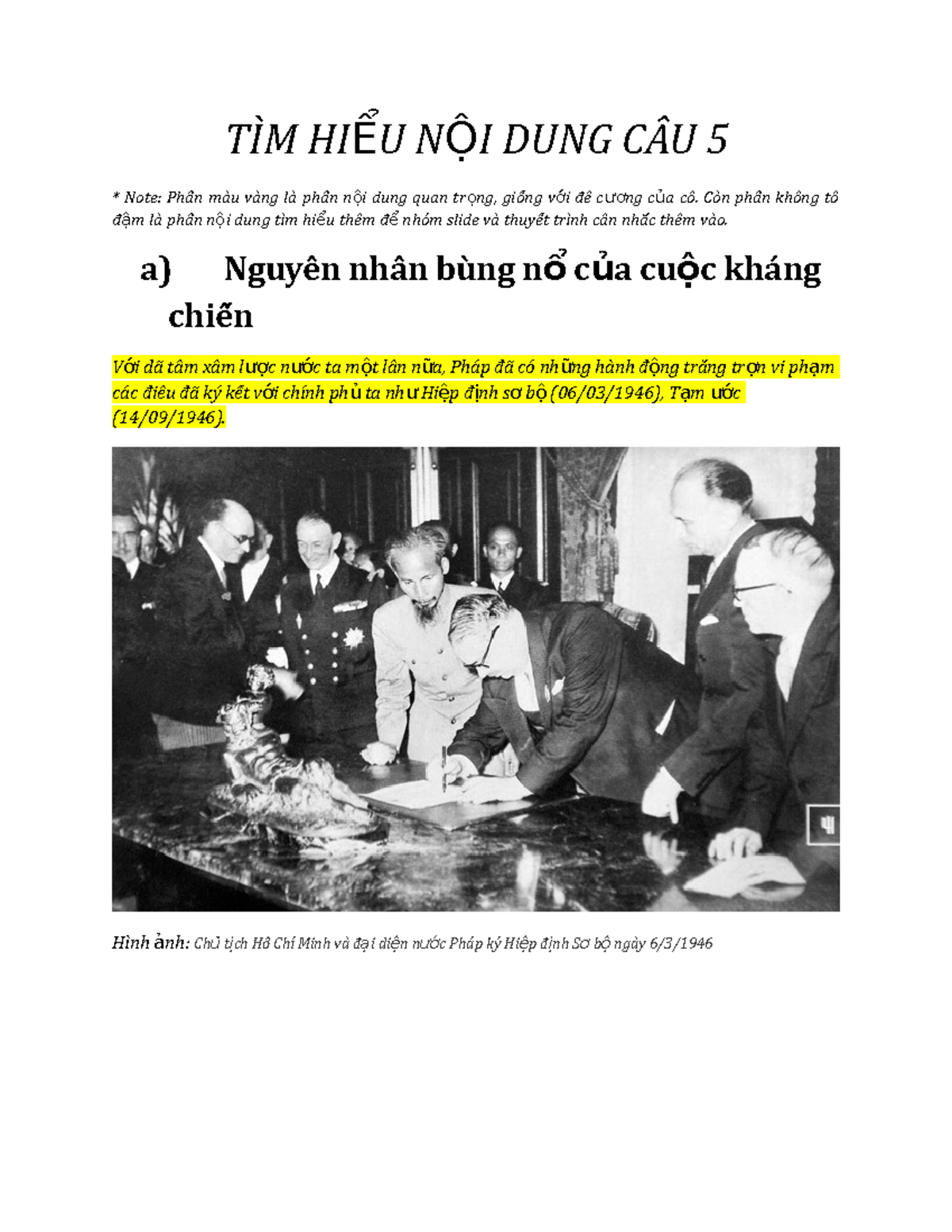 TÌM HIỂU NỘI DUNG CÂU 5 - TÌM HIỂU NỘI DUNG CÂU 5 - TÌM HI ỂU N ỘI DUNG CÂU 5 * Note: Phầần màu ...