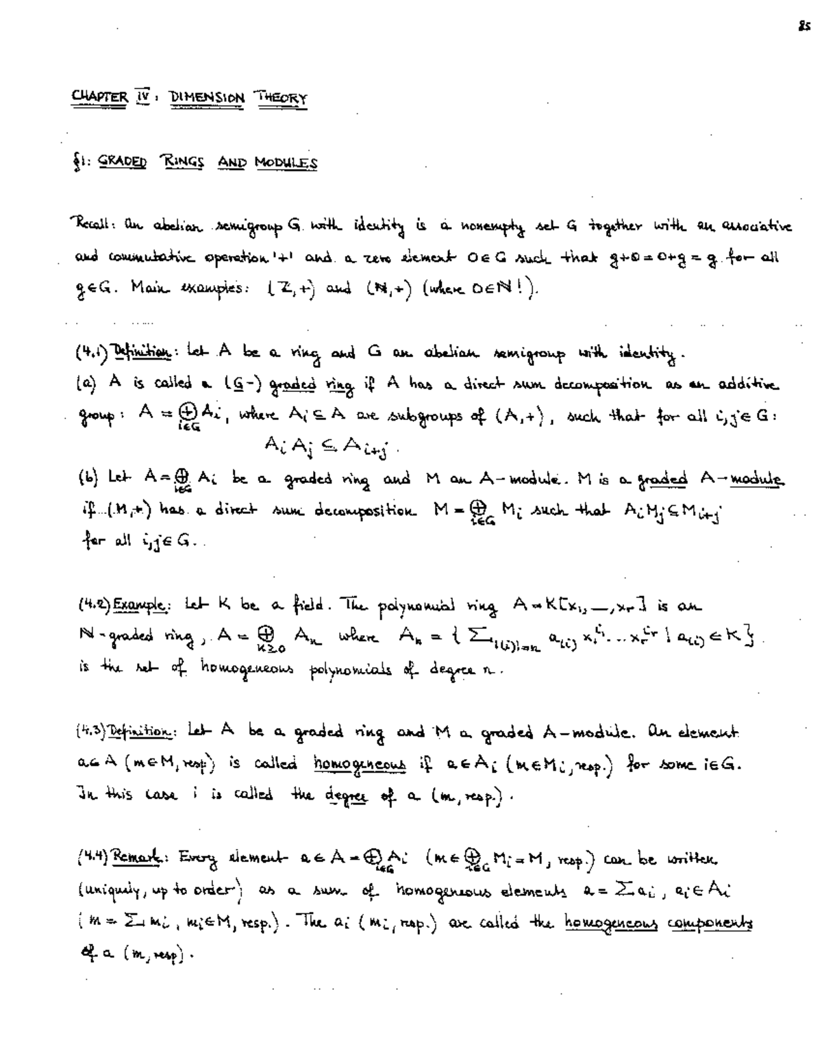 Chapter IV - Explained - Math 910 - Studocu