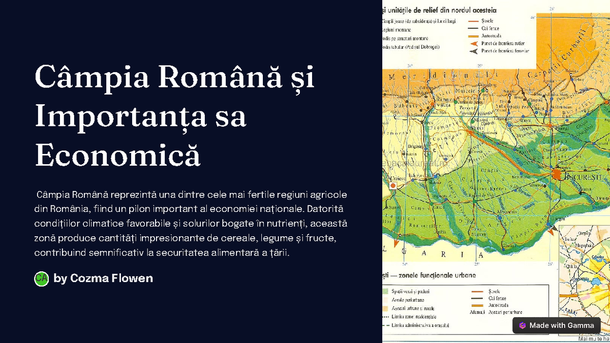 Campia-Romana-si-Importanta-sa-Economica - Câpia Roâă i Iportața a ...