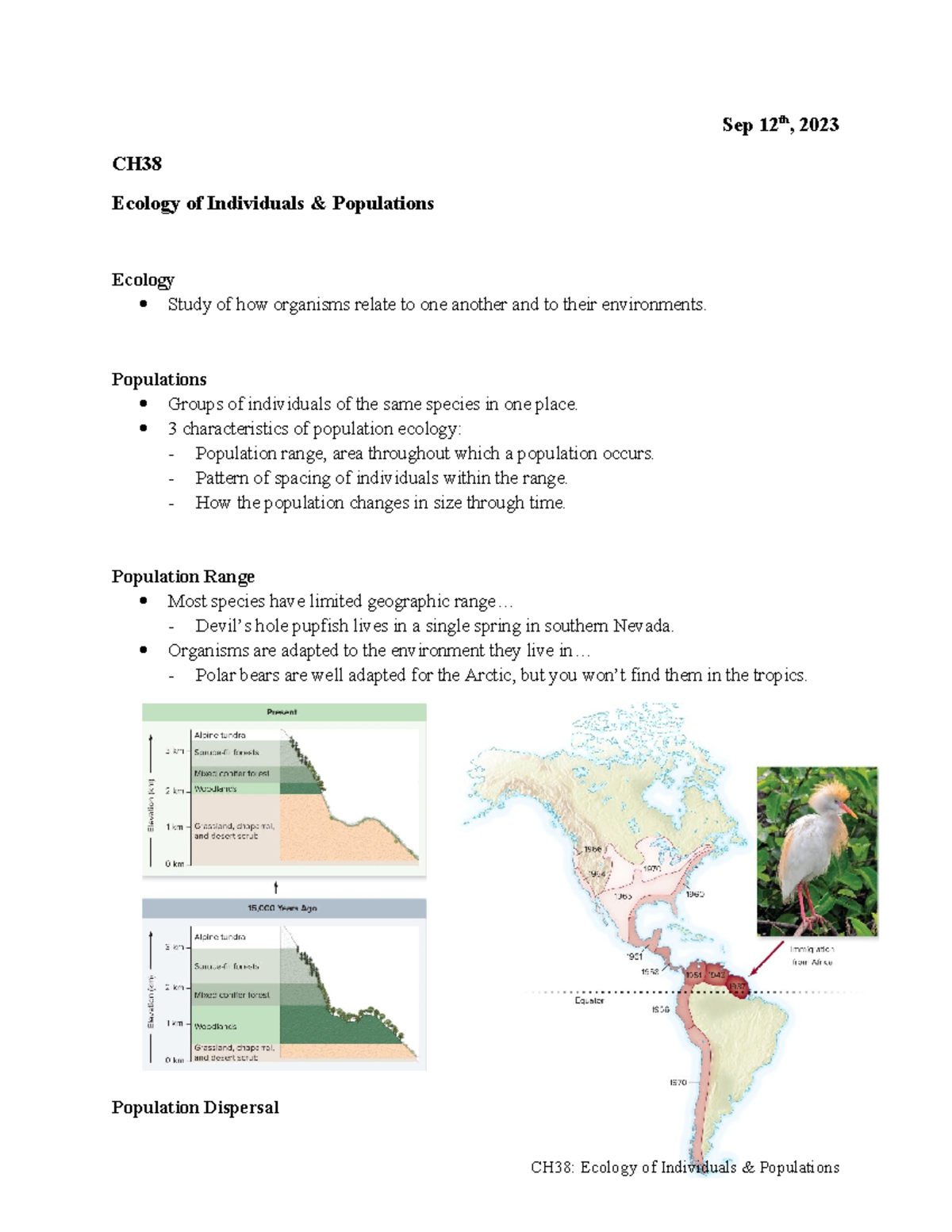 Understanding Biology 3e Ken Mason CH38 - Sep 12th, 2023 CH Ecology of ...