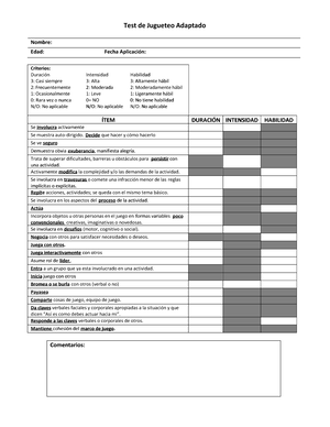 Evaluacion Pick Up Test - PRUEBA DE ESTIMACIÓN DE LAS CAPACIDADES DE ...