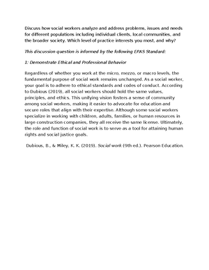 [Solved] what level in social work micro mezzo or macro these social ...