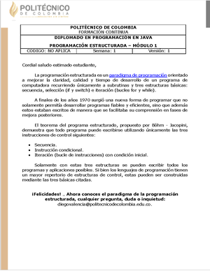 Módulo 1 - Guia Didactica Java - Programación en Java DIPLOMADO EN ...