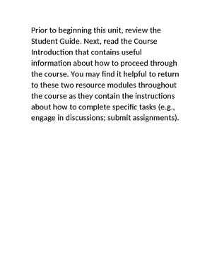 Module 1 - PSW Foundation With Answers - INDIVIDUALITY According to ...