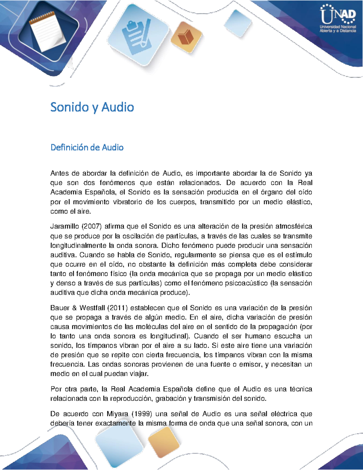 Sonido y Audio - definicion - Sonido y Audio DefiniciÛn de Audio Antes ...