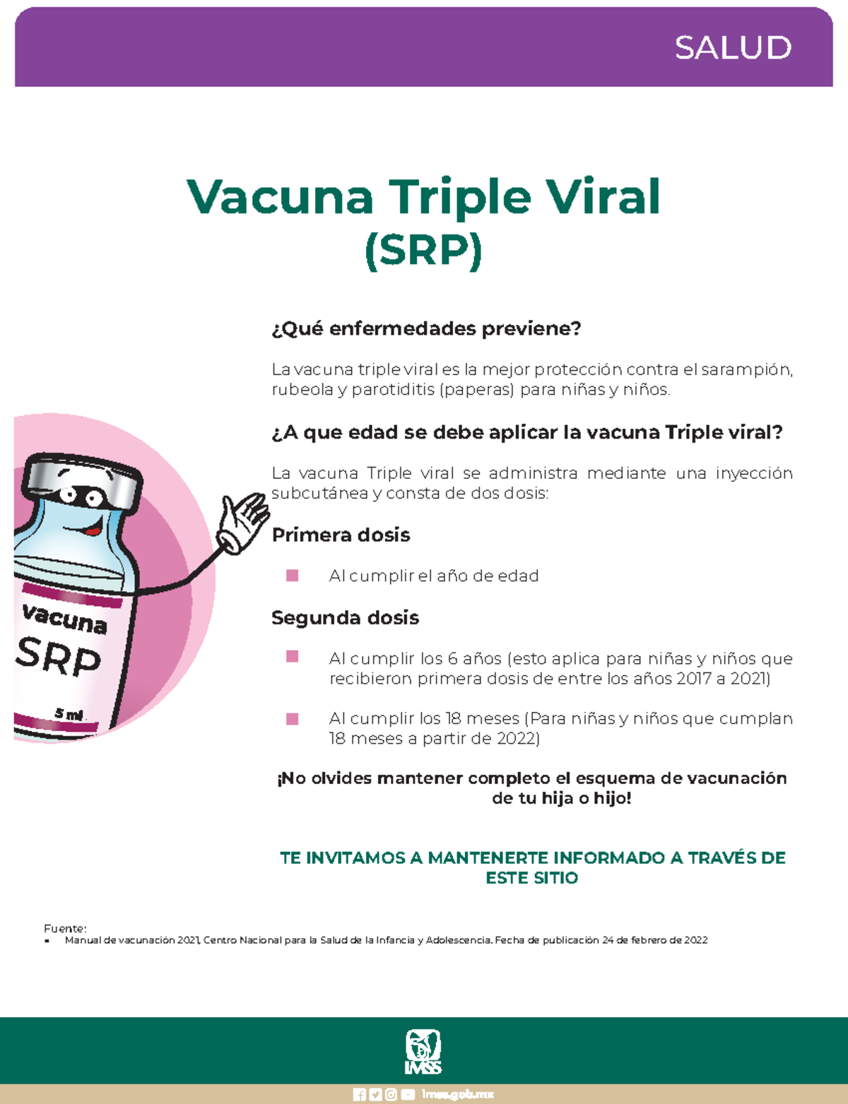 Vacuna-Triple-viral - Ghch - ¿Qué enfermedades previene? La vacuna ...