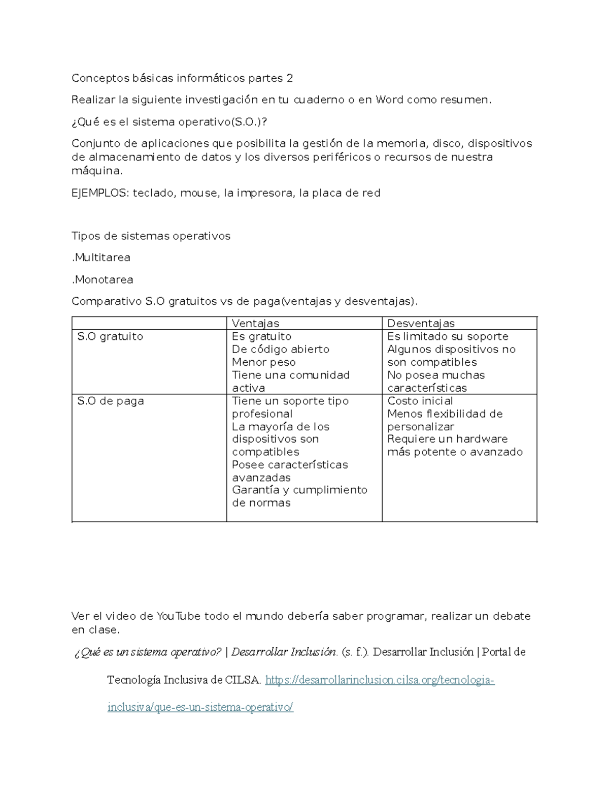 Conceptos básicas informáticos partes 2 - Conceptos básicas ...