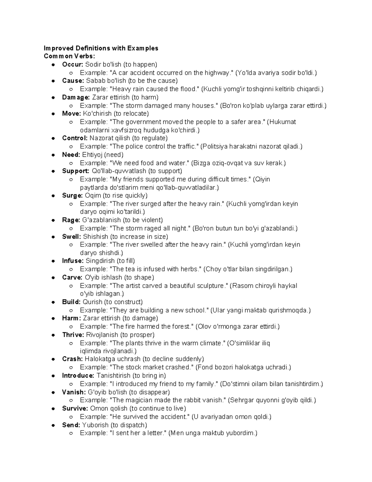 Your definition is a bit less. Please add a fully - Improved ...