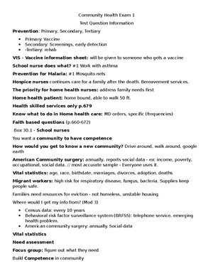 Commassessment - community assessment example - Community Assessment ...