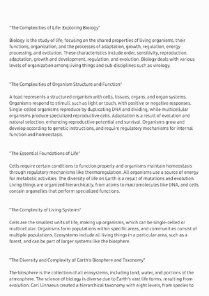 Study Guide For Understanding Life Sciences - Studocu