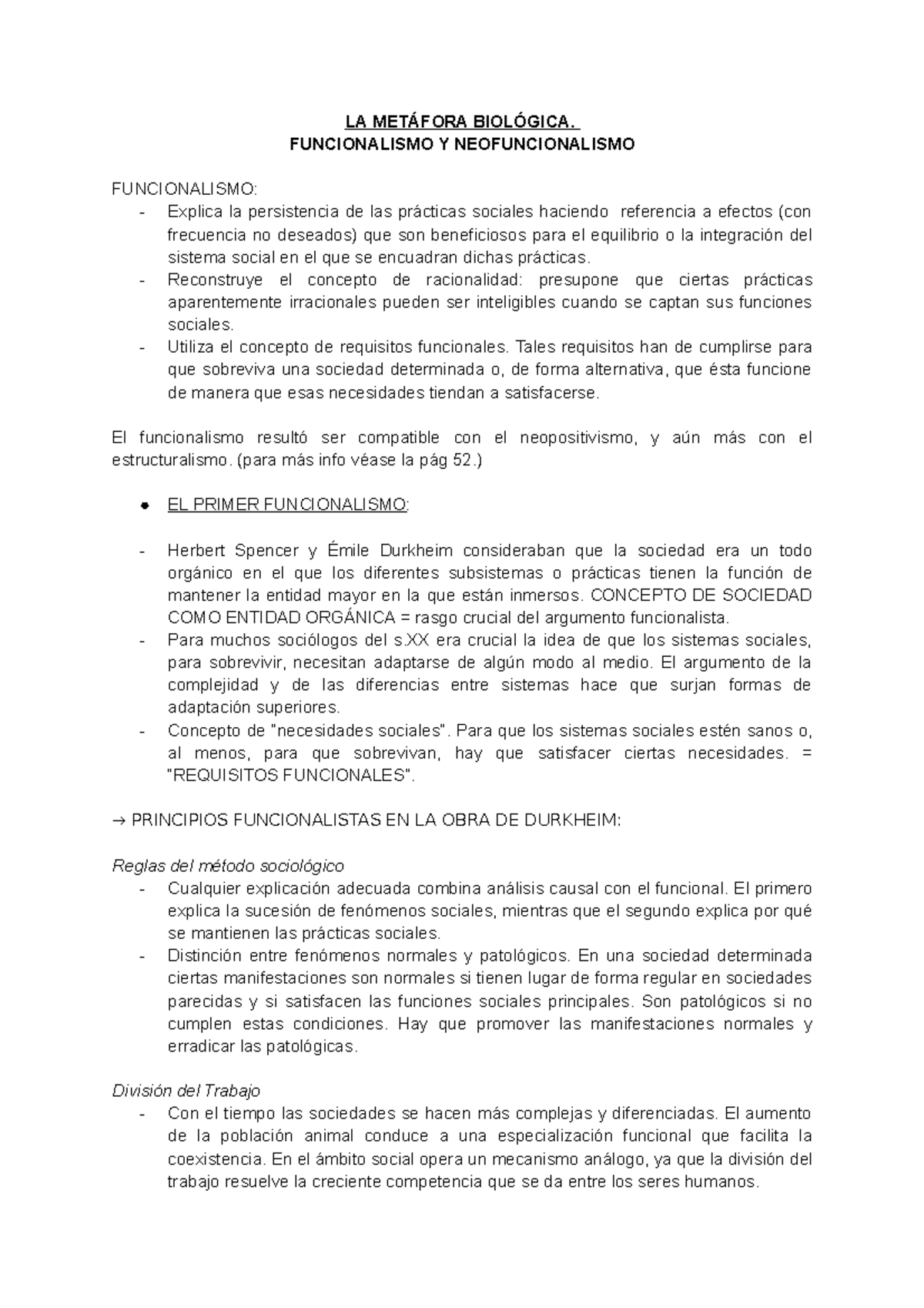 La metafóra biológica. Patrick Baert - LA METÁFORA BIOLÓGICA ...