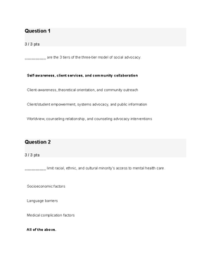 COUC 504 class notes -4 - COUC 505 class notes: - Based on the research ...