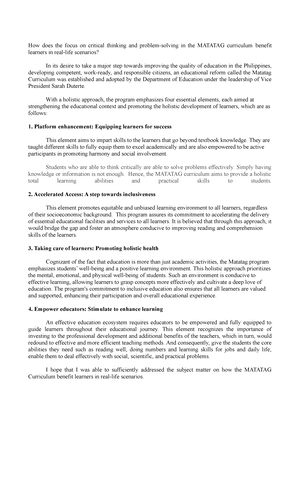 AP Module 7 Summary - pamilihan at ang estraktura nito - AP MODULE 7 ...