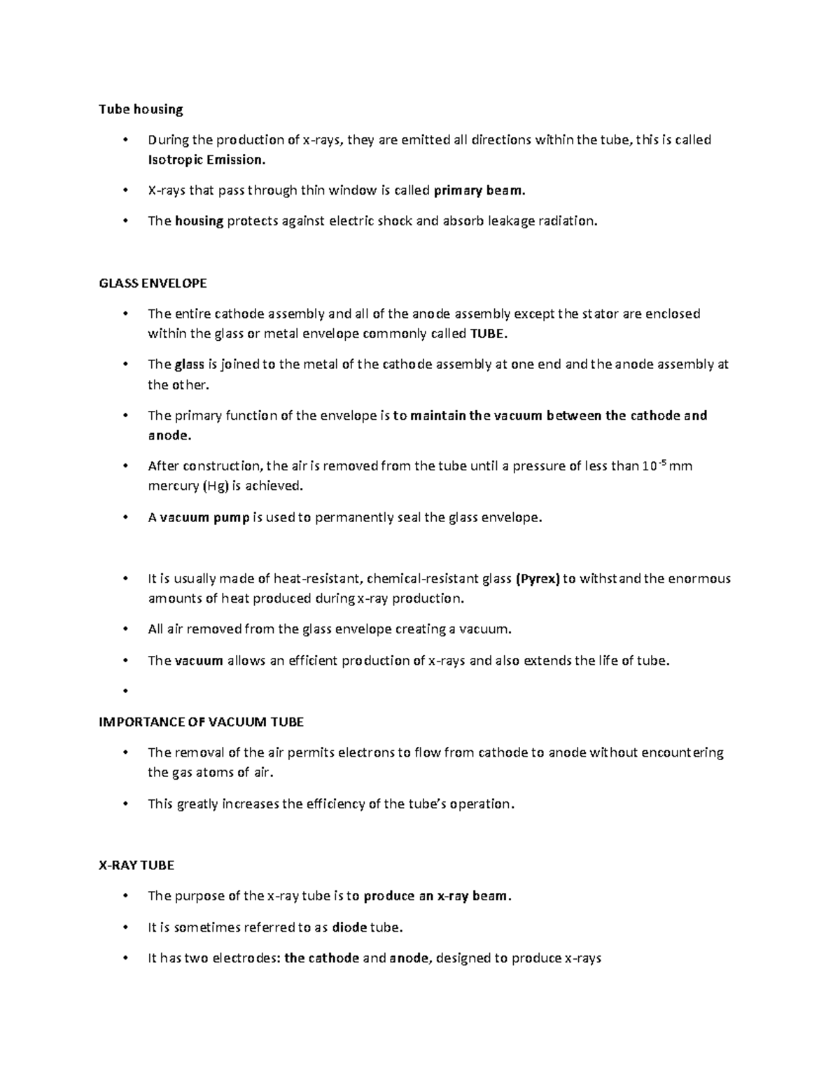 Tube housing - gl and take care of it - Tube housing During the ...