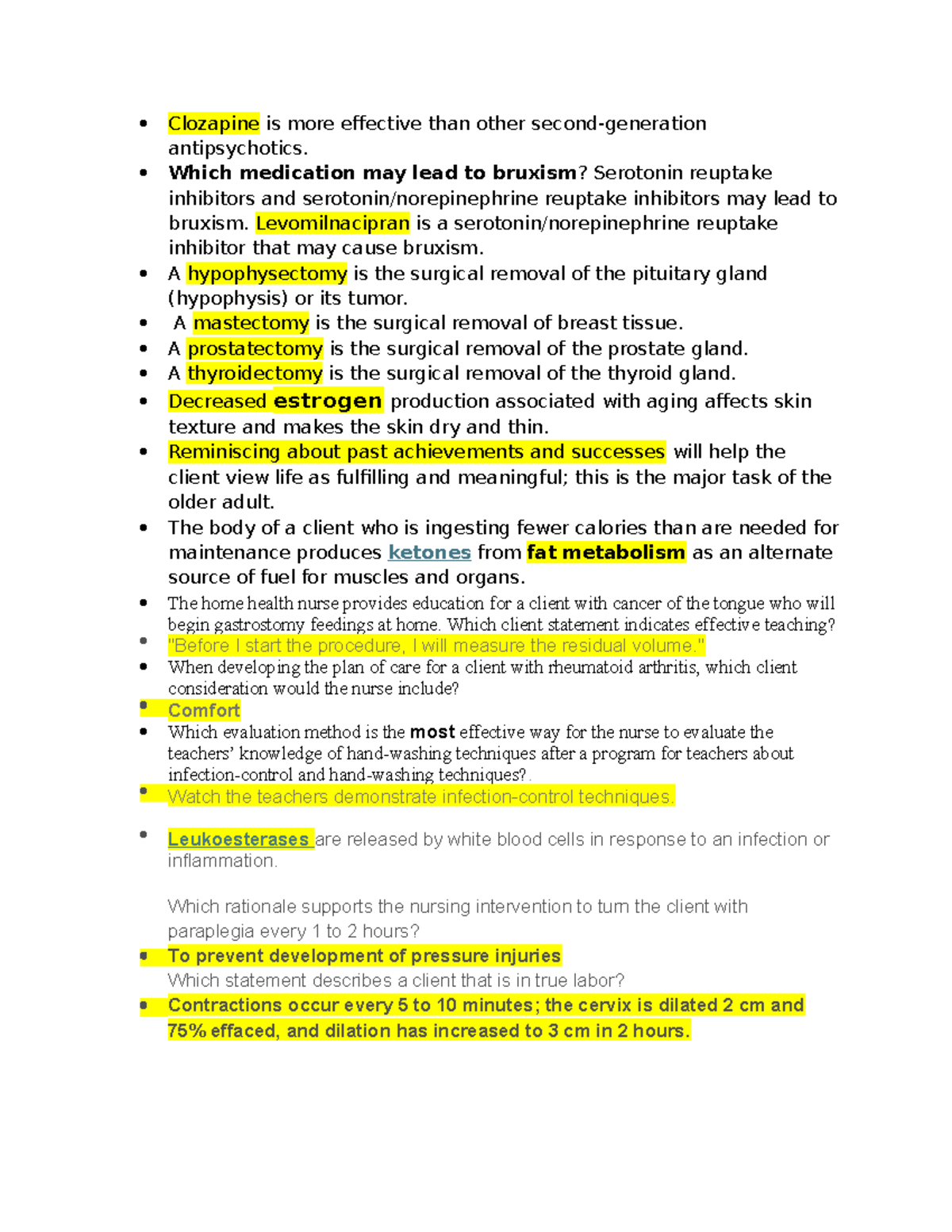 Cardiology - IT IS FOR STUDY. - Clozapine is more effective than other ...
