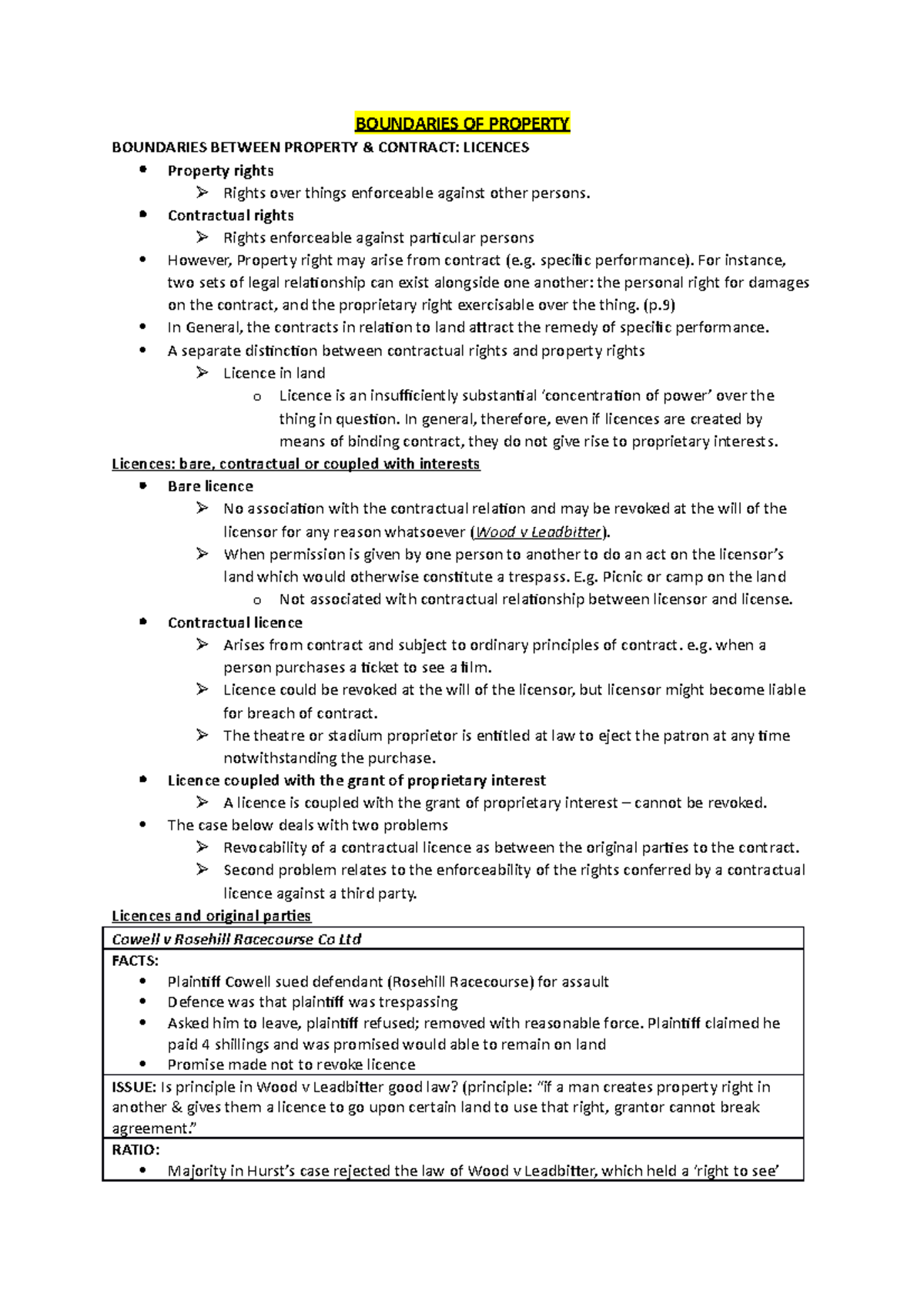 Boundaries of property - BOUNDARIES OF PROPERTY BOUNDARIES BETWEEN ...