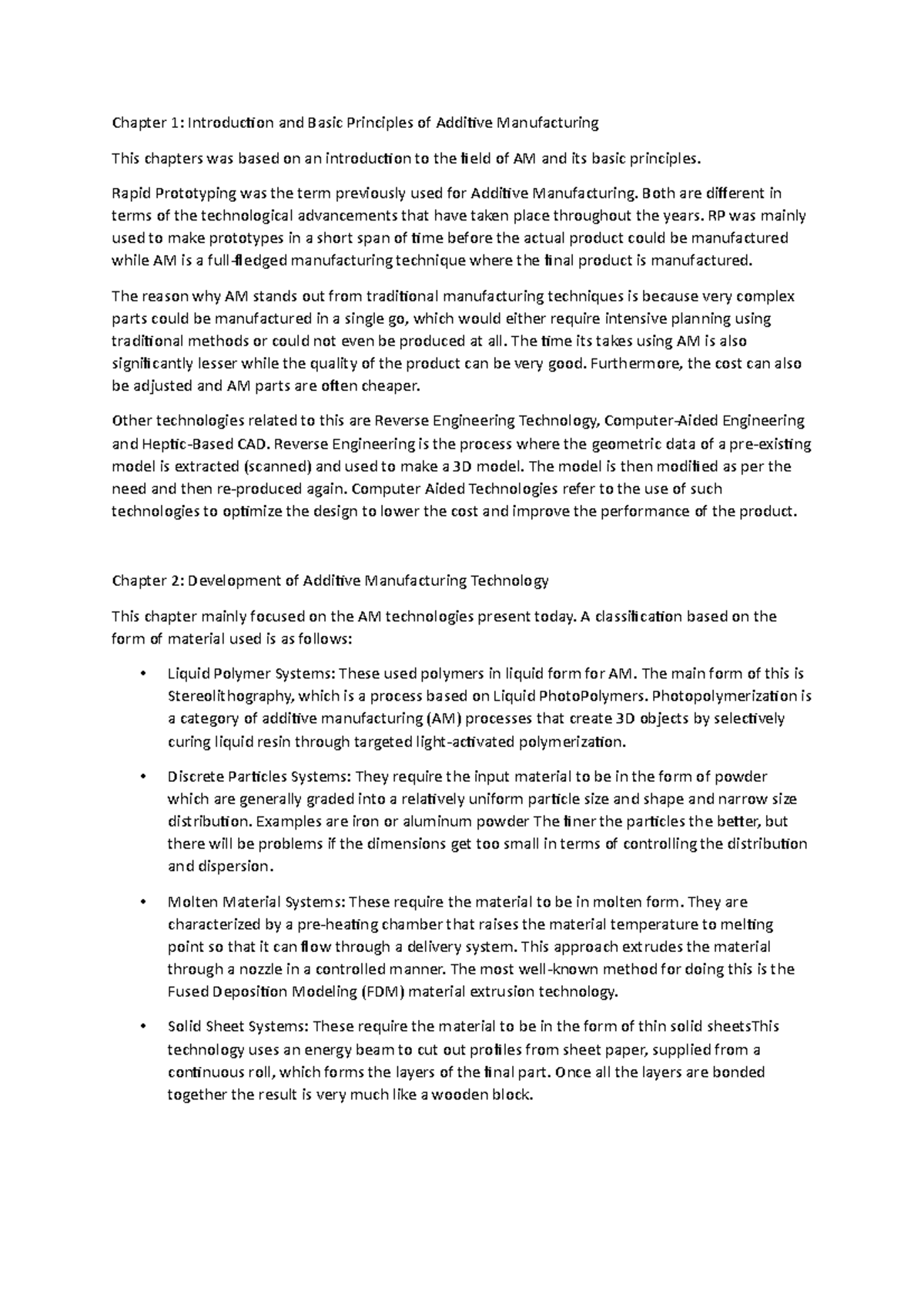 Additive Assignment 4 - Chapter 1: Introduction and Basic Principles of ... Additive Assignment 4 - Chapter 1: Introduction and Basic Principles of ...