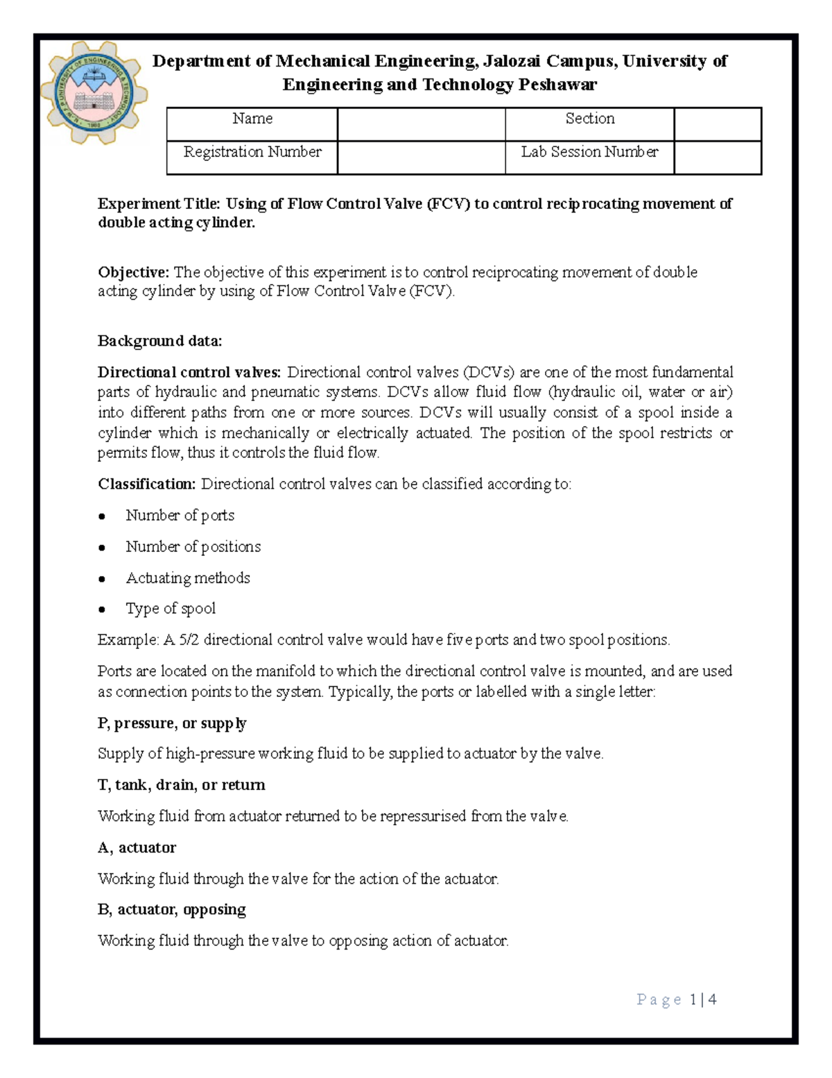 Null-15 - This is automation control assignment - Department of ...