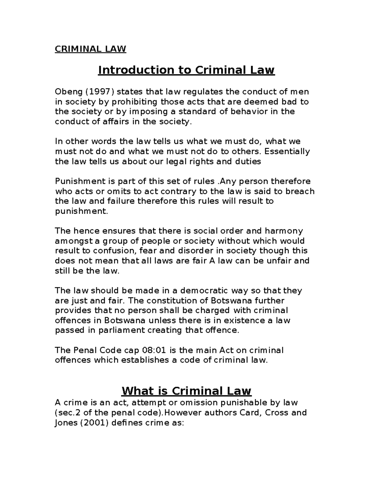 1597031643401 Criminal LAW recovered - CRIMINAL LAW Introduction to ...