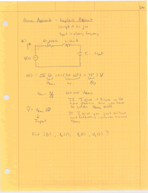 Summary Capacitors-Inductors - Useful Summary (Passive sing convention ...