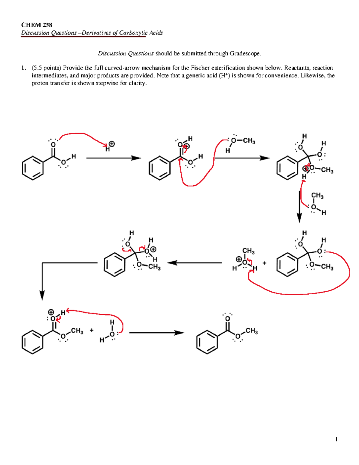 DQ Derivatives of Carboxylic Acids - CHEM 3125 - CHEM 238 Discussion ...