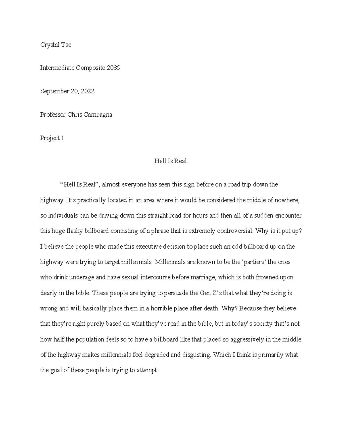 Crafted Response 3 Project 1 - Crystal Tse Intermediate Composite 2089 ...