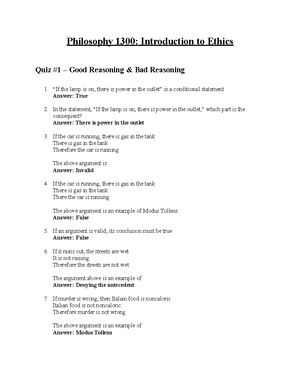 Logic 4e - Chapter 1 - Guide - Baronett, Logic (4th ed.) Chapter Guide ...